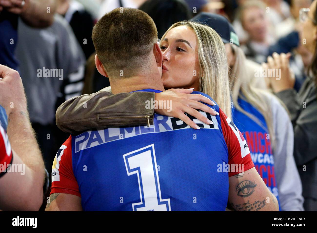 Newcastle, Australia. 10th Sep, 2023. Kalyn Ponga of the Knights is ...