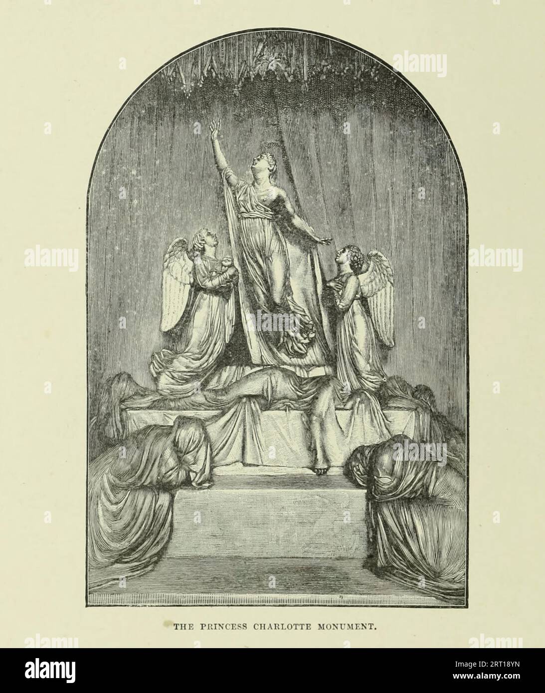 The Princess Charlotte monument from the book ' Cathedrals, abbeys and ...