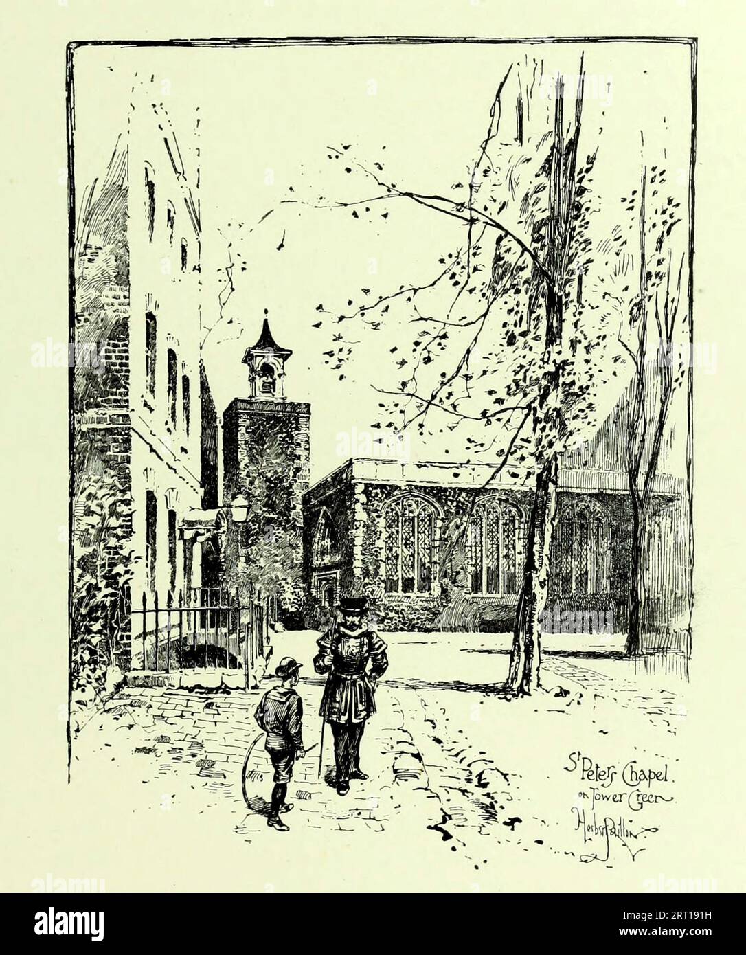 The Chapel in The Tower, London from the book ' Cathedrals, abbeys and ...