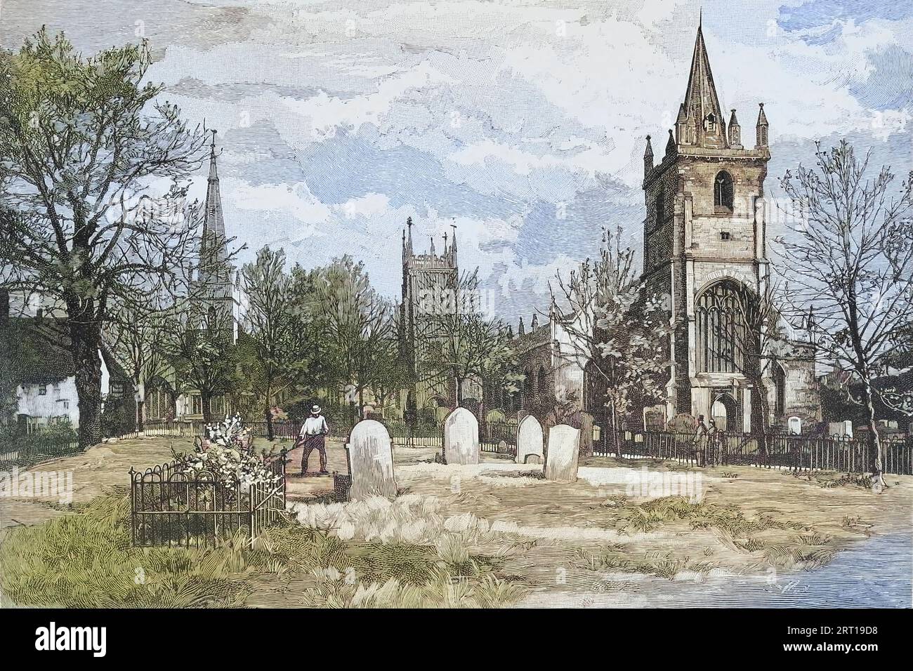 Abbey church bell tower hi-res stock photography and images - Alamy