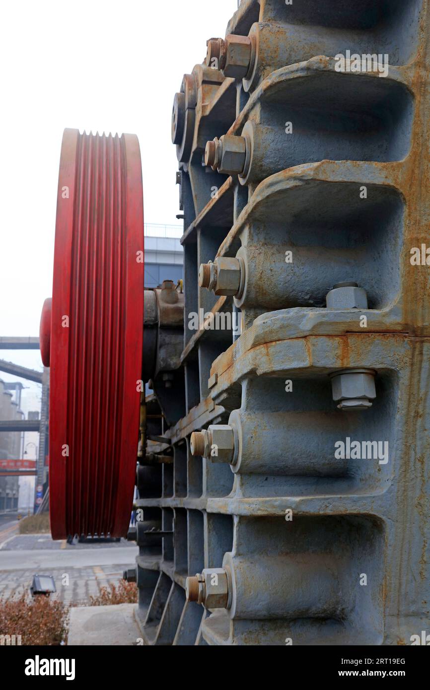 oxidation rust mechanical equipment, closeup of photo Stock Photo - Alamy