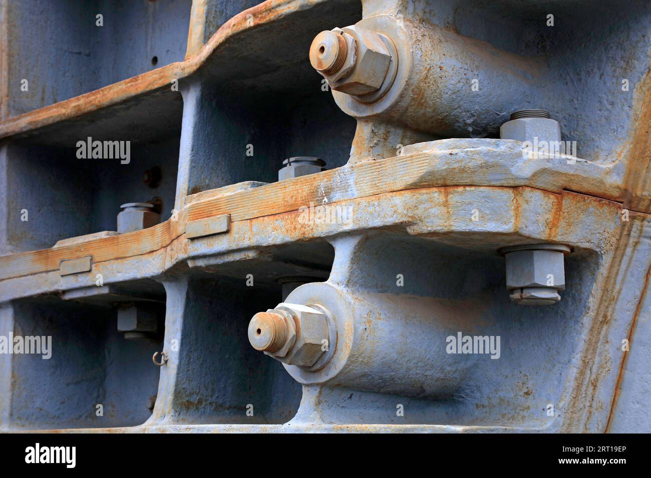 oxidation rust mechanical equipment, closeup of photo Stock Photo - Alamy