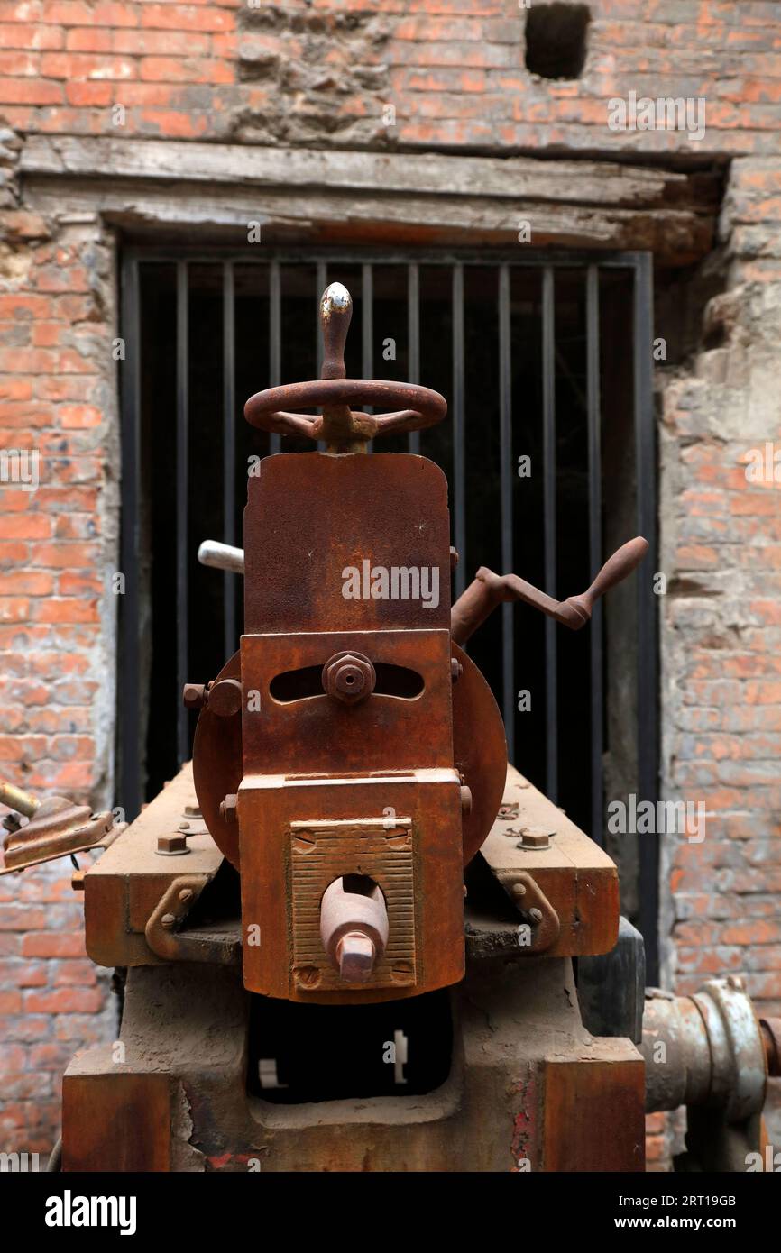 oxidation rust mechanical equipment, closeup of photo Stock Photo - Alamy