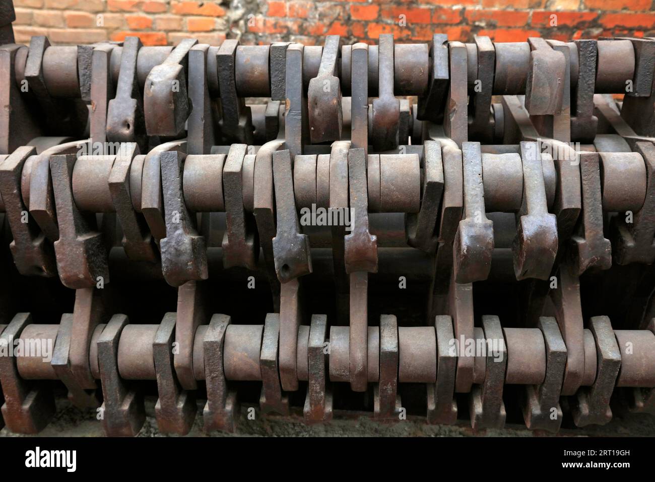oxidation rust mechanical equipment, closeup of photo Stock Photo - Alamy