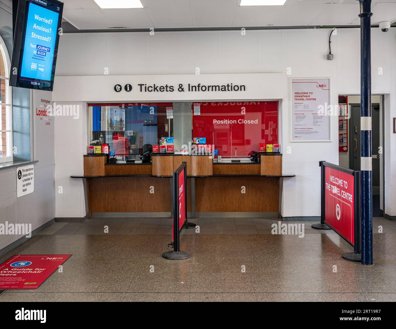 The Station, Grantham Lincolnshire – The ticket office and information ...
