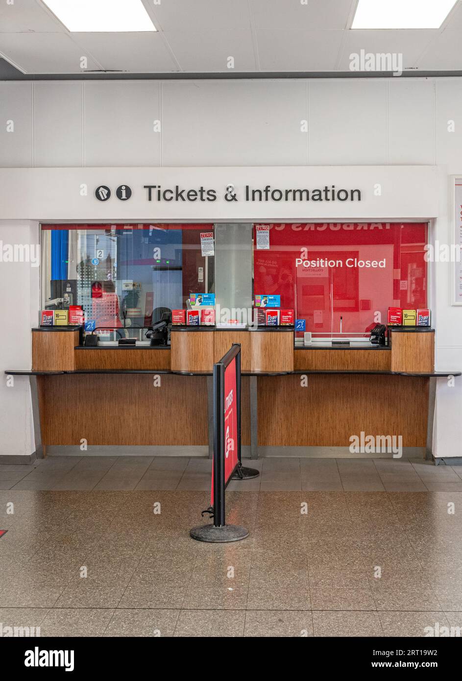 The Station, Grantham Lincolnshire – The ticket office and information ...