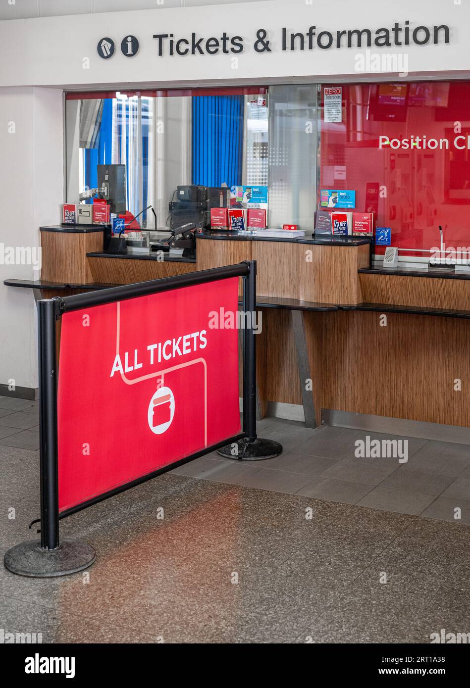 The Station, Grantham Lincolnshire – The ticket office and information ...