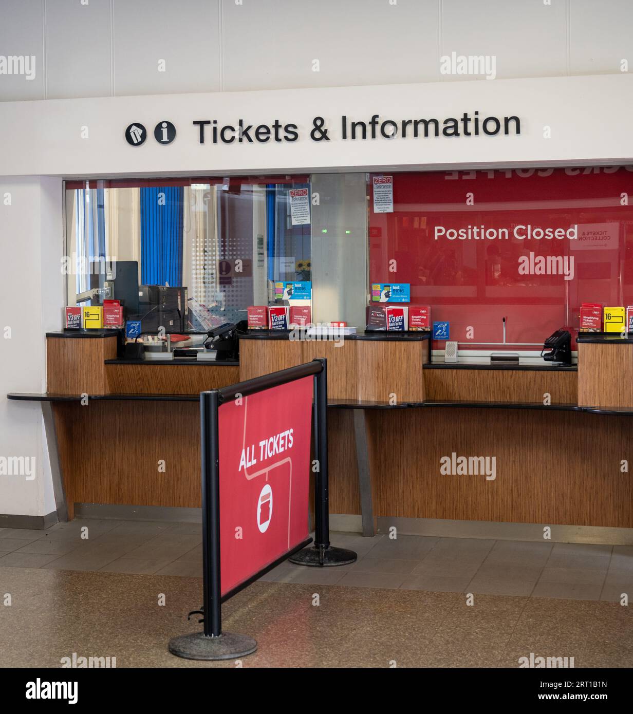 The Station, Grantham Lincolnshire – The ticket office and information ...