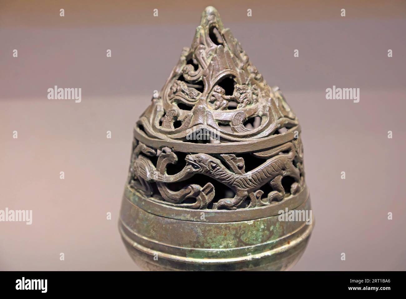 Chinese ancient Copper furnace Stock Photo - Alamy