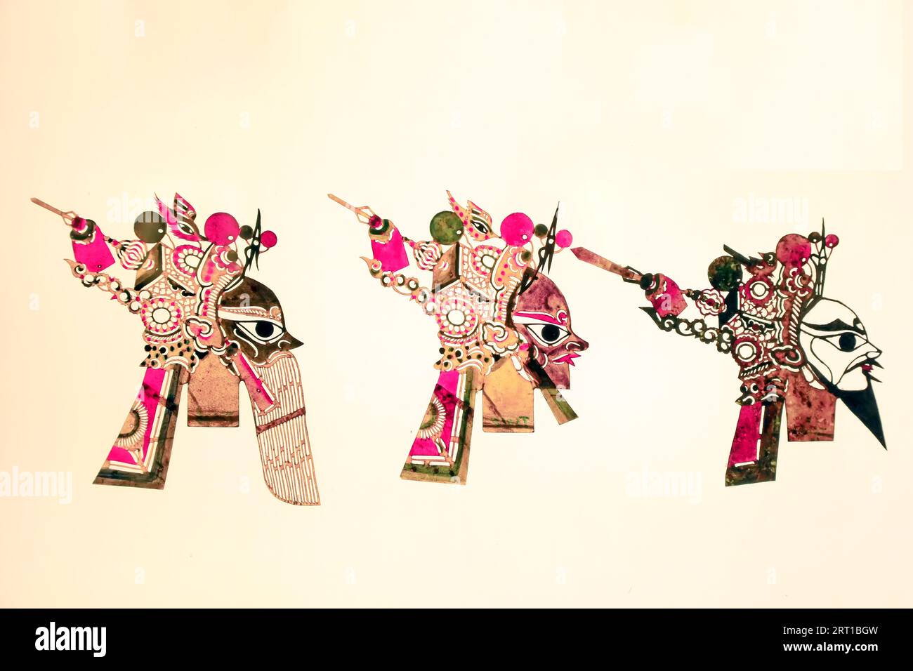 Chinese shadow puppets prop Stock Photo - Alamy