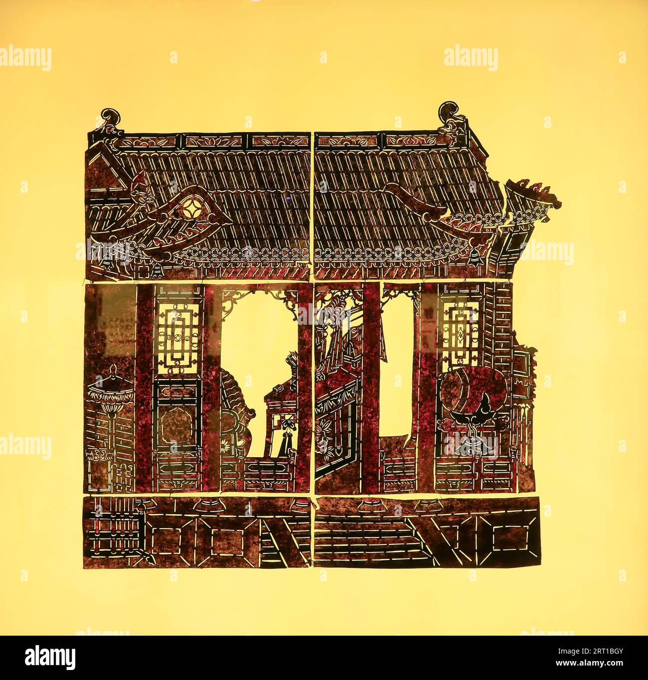 Chinese shadow puppets prop Stock Photo - Alamy