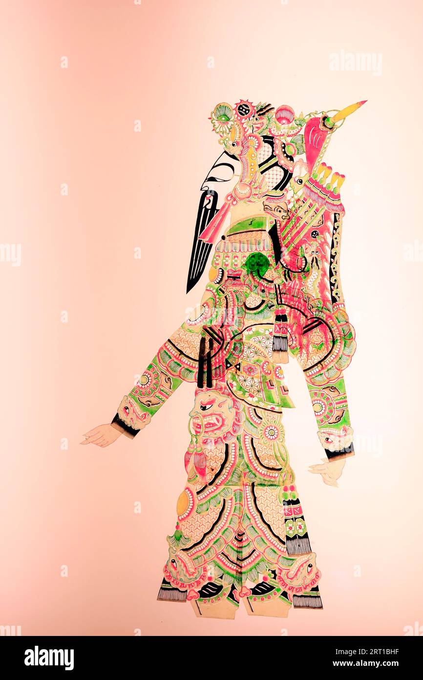 Chinese shadow puppets prop Stock Photo - Alamy