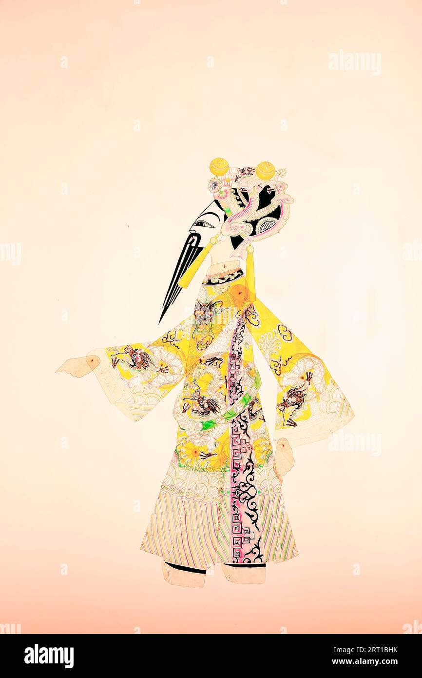 Chinese shadow puppets prop Stock Photo - Alamy