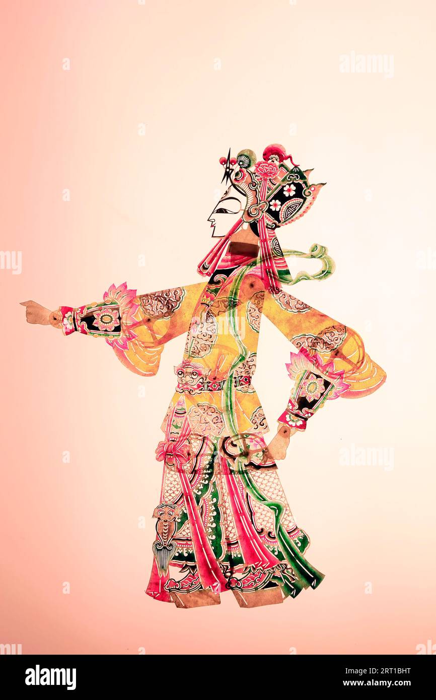 Chinese shadow puppets prop Stock Photo - Alamy