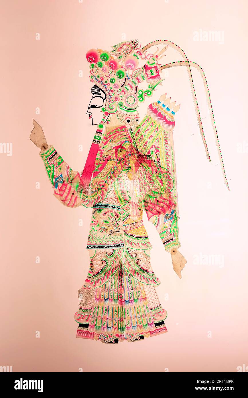 Chinese shadow puppets prop Stock Photo - Alamy