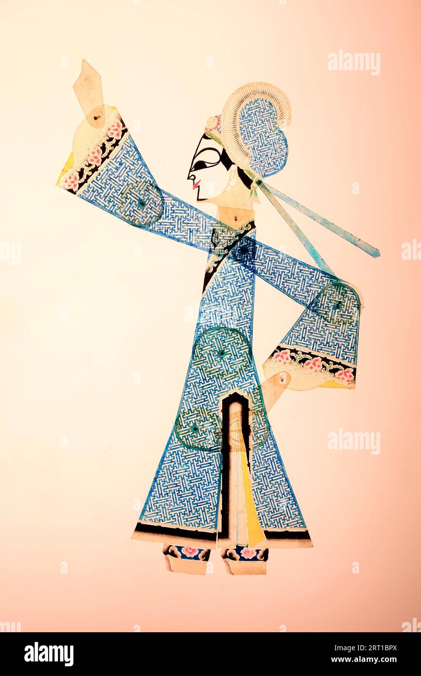 Chinese shadow puppets prop Stock Photo - Alamy