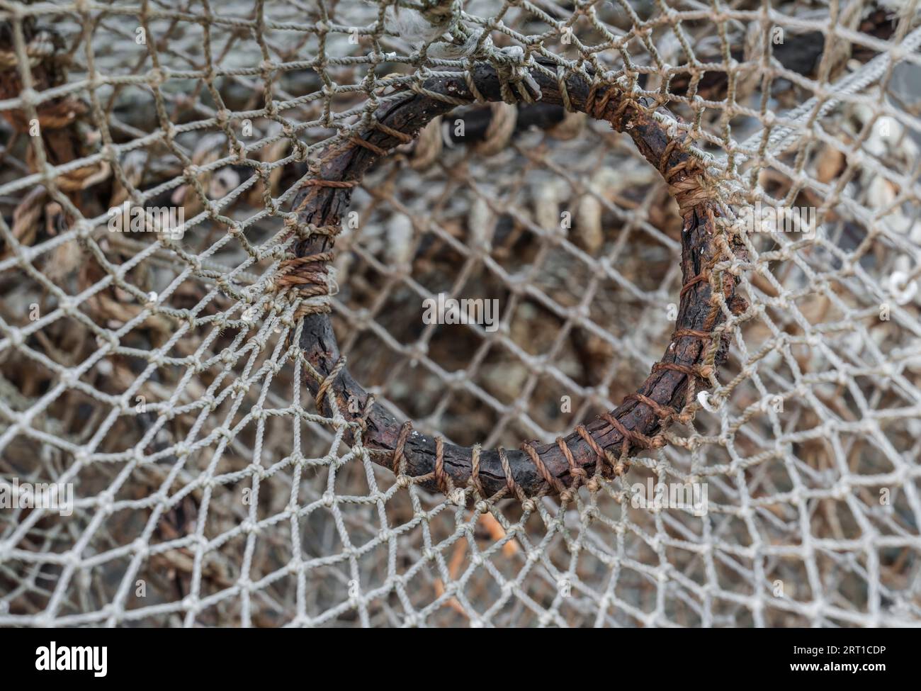 Lobster pot entrance trap hi-res stock photography and images - Alamy