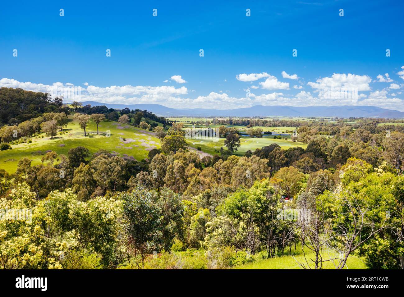 Mount Lofty Circuit Walk in Warrandyte State Park on a hot spring day ...