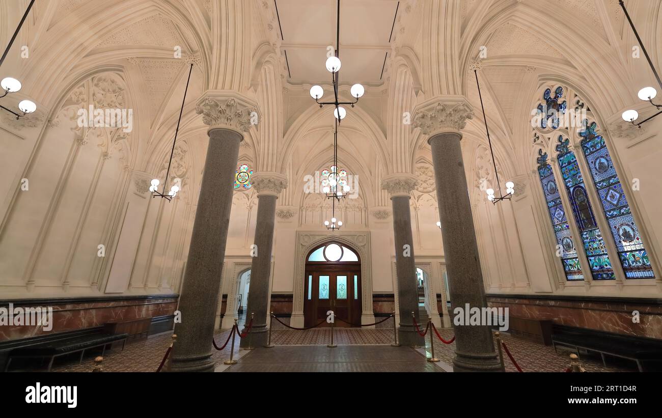 927 The so-called Cathedral Room in Venetian-Gothic style of the AD ...