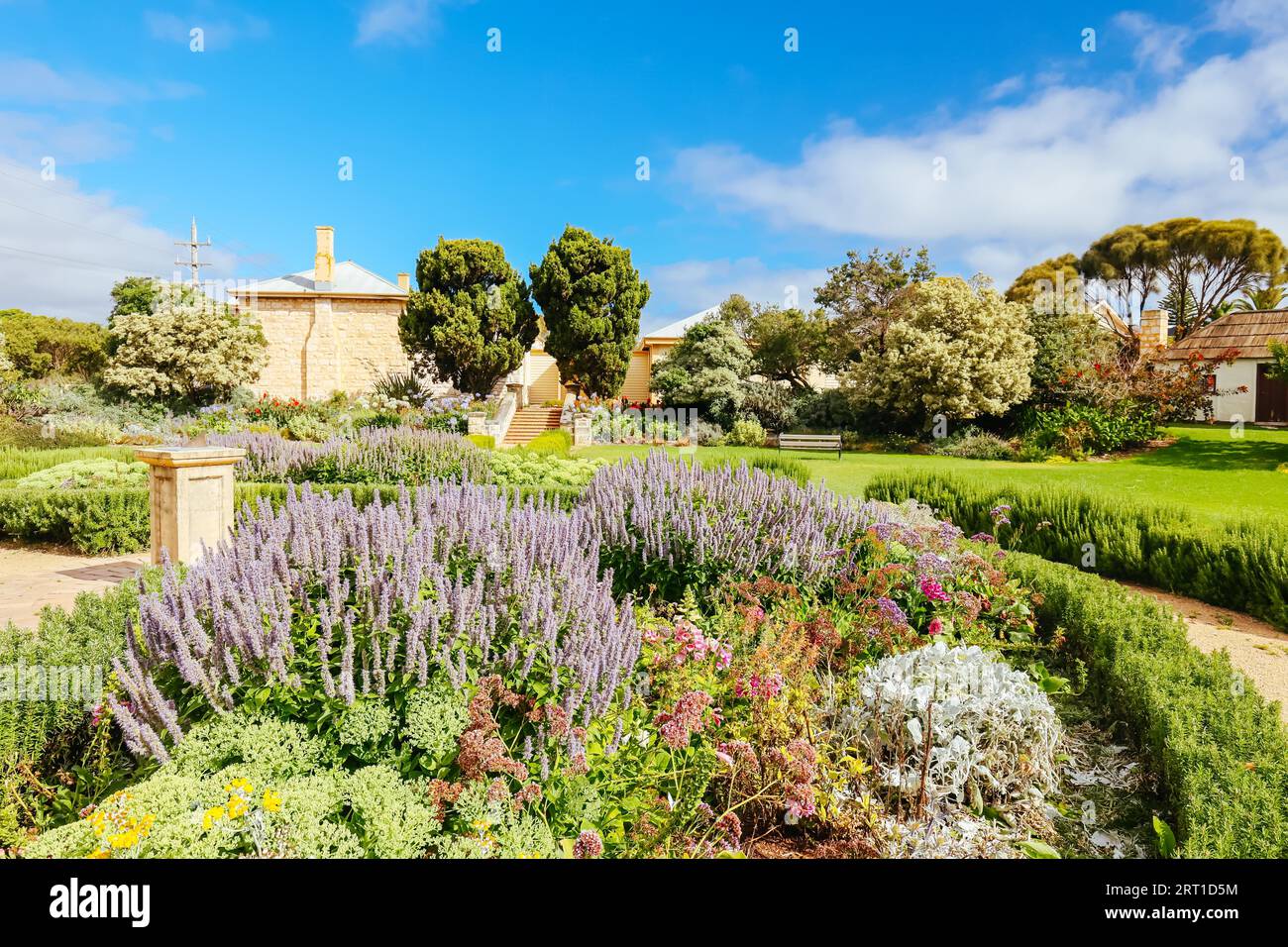 The iconic public space of Pioneer Memorial Gardens on a warm summer's ...