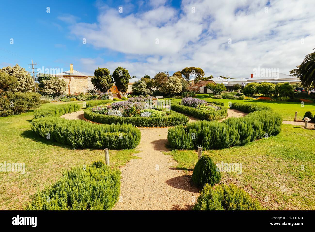 The iconic public space of Pioneer Memorial Gardens on a warm summer's ...