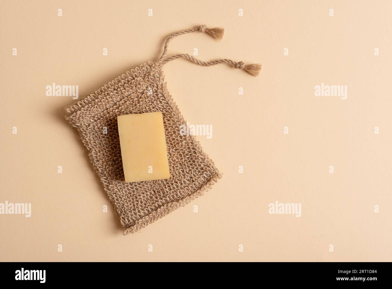 Eco friendly and zero waste natural hygiene concept. Diy sisal ...