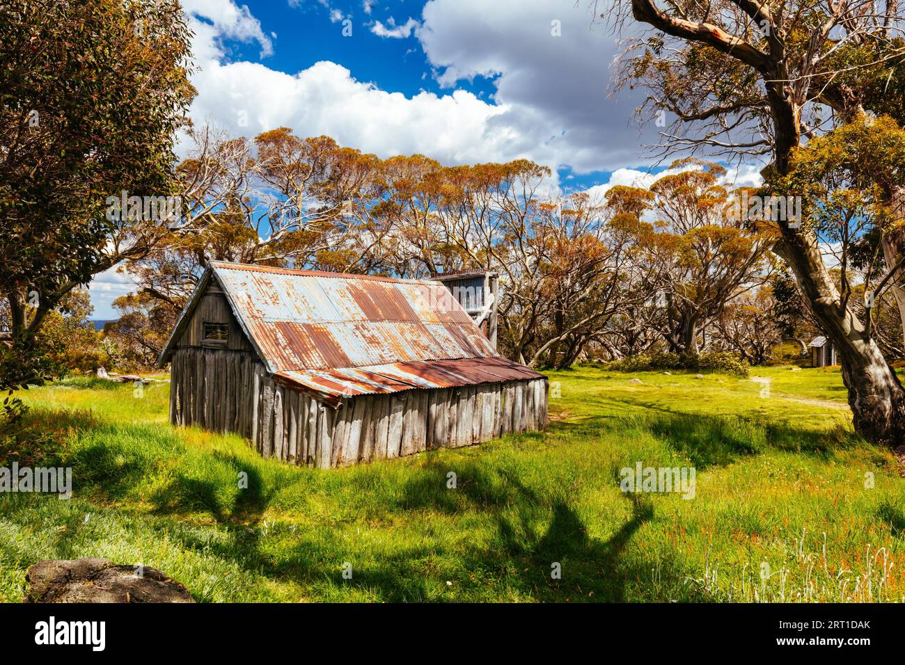 Historic Wallace Hut which is the oldest remaining cattlemen's hut near ...