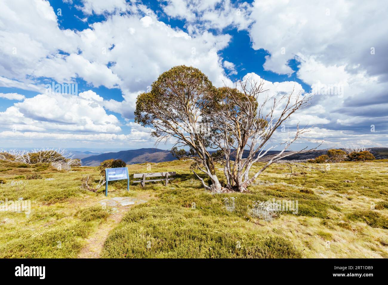 Landscape scenery on Wallaces Heritage Trail on a hot summer's day near ...