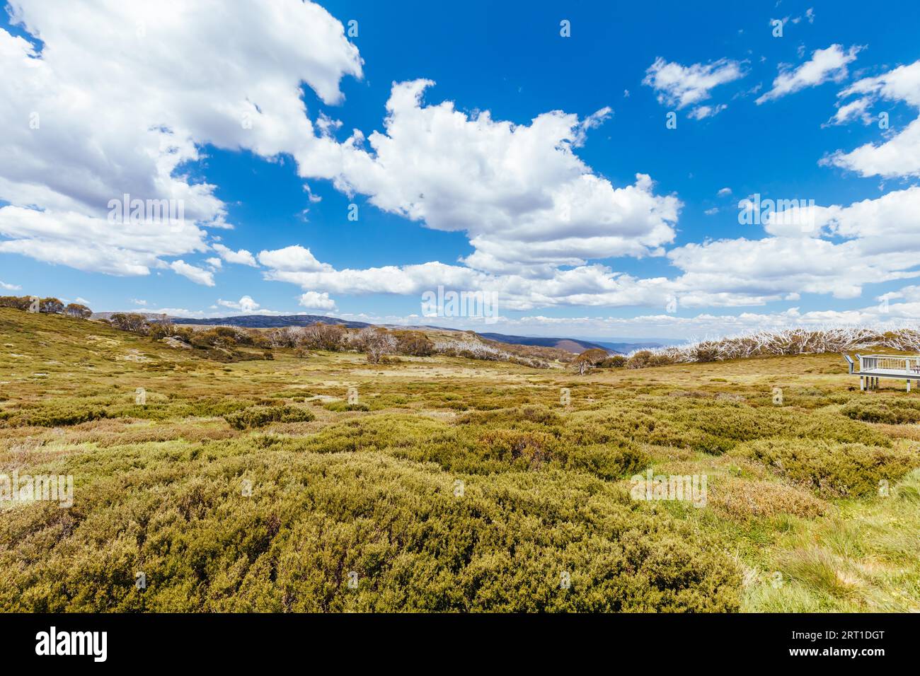 Landscape scenery on Wallaces Heritage Trail on a hot summer's day near ...