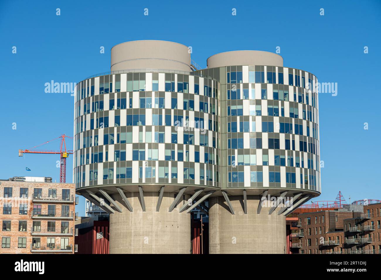 Copenhagen, Denmark, January 06, 2022: View of the Portland Towers, two ...