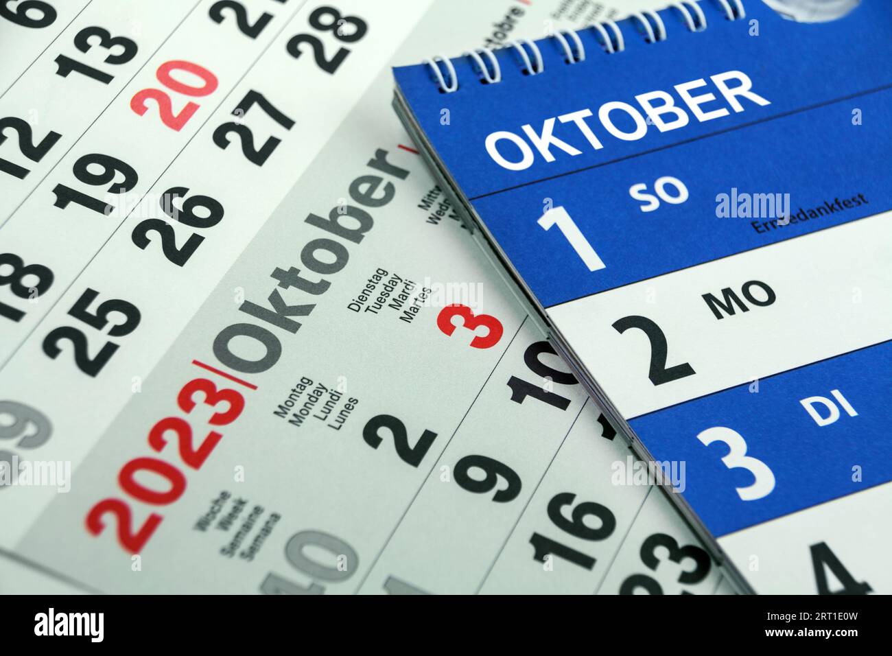 German calendar 2023 October 1 Sunday Harvest Festival and Week Monday ...
