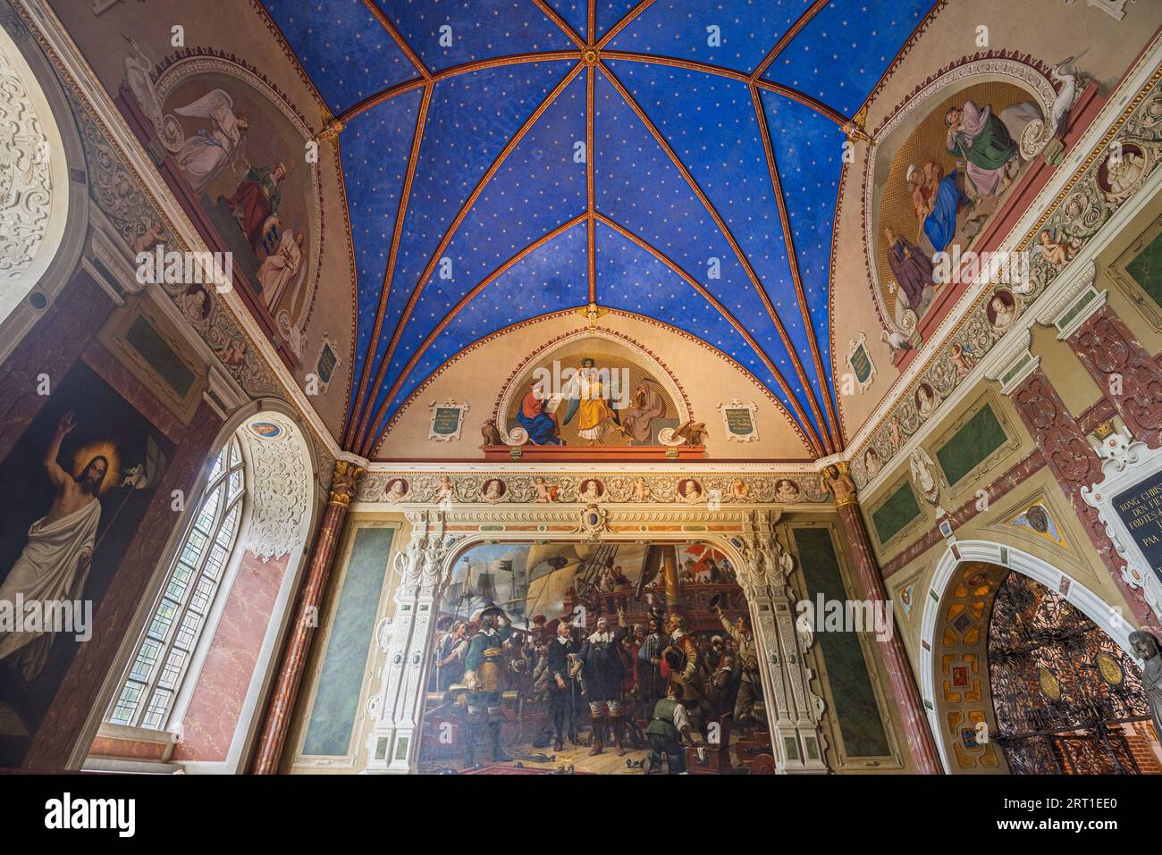 Interior of Roskilde Cathedral, Denmark Stock Photo - Alamy