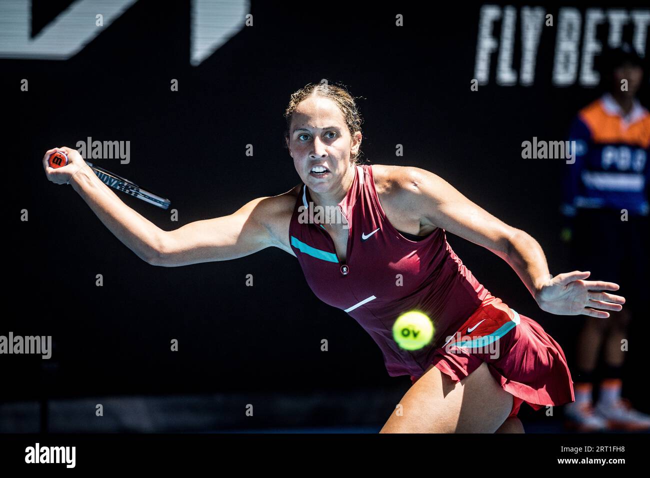 MELBOURNE, AUSTRALIA, JANUARY 25: Madison Keys of USA defeats Barbora ...