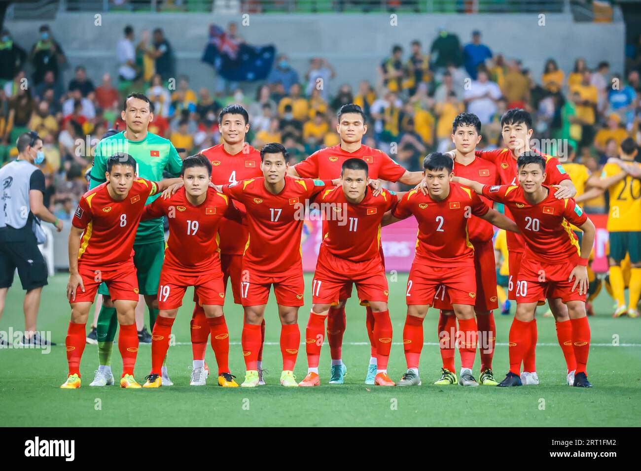 MELBOURNE, AUSTRALIA, JANUARY 27: Vietnam team photo before Australia ...