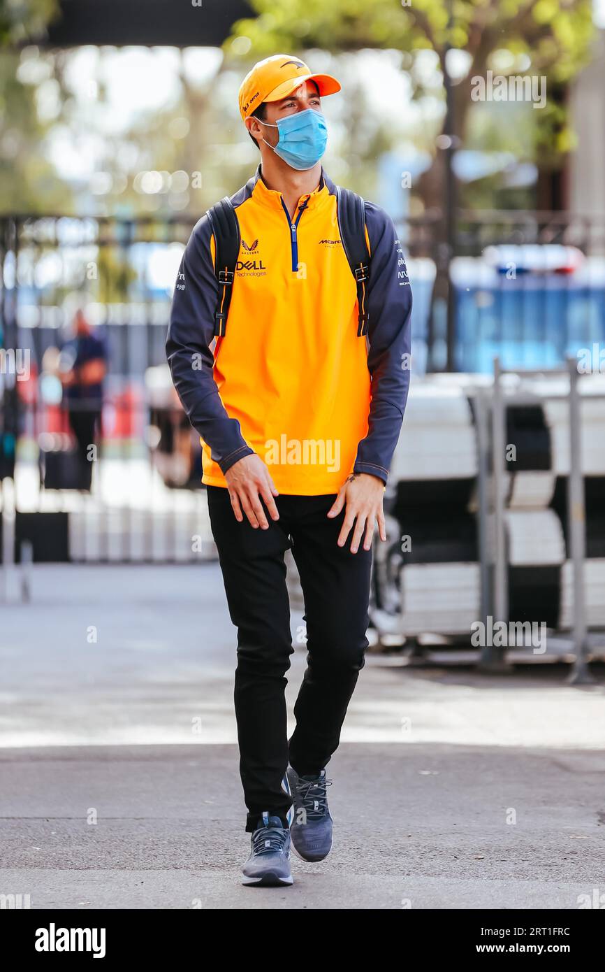MELBOURNE, AUSTRALIA, APRIL 6: Daniel Ricciardo of McLaren F1 Team at ...