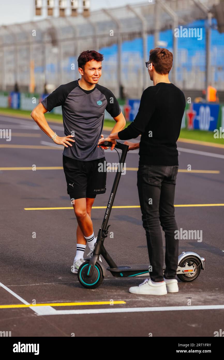 MELBOURNE, AUSTRALIA, APRIL 6: George Russell of Mercedes-AMG Petronas ...