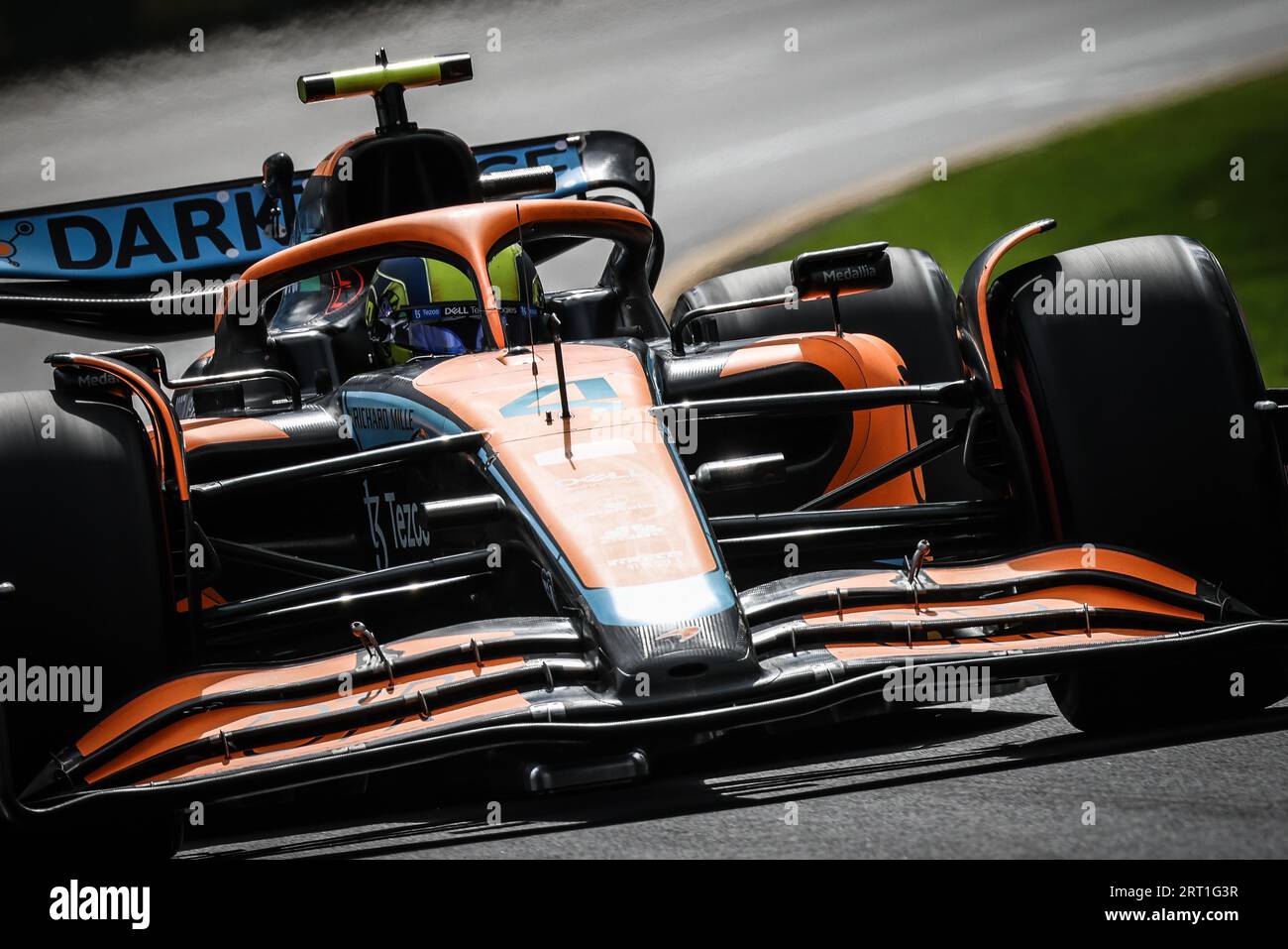 MELBOURNE, AUSTRALIA, APRIL 9: Lando Norris of Great Britain drives the ...