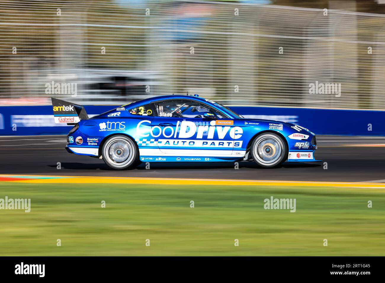 MELBOURNE, AUSTRALIA, APRIL 7: Tim Slade of Blanchard Racing Team of V8 ...