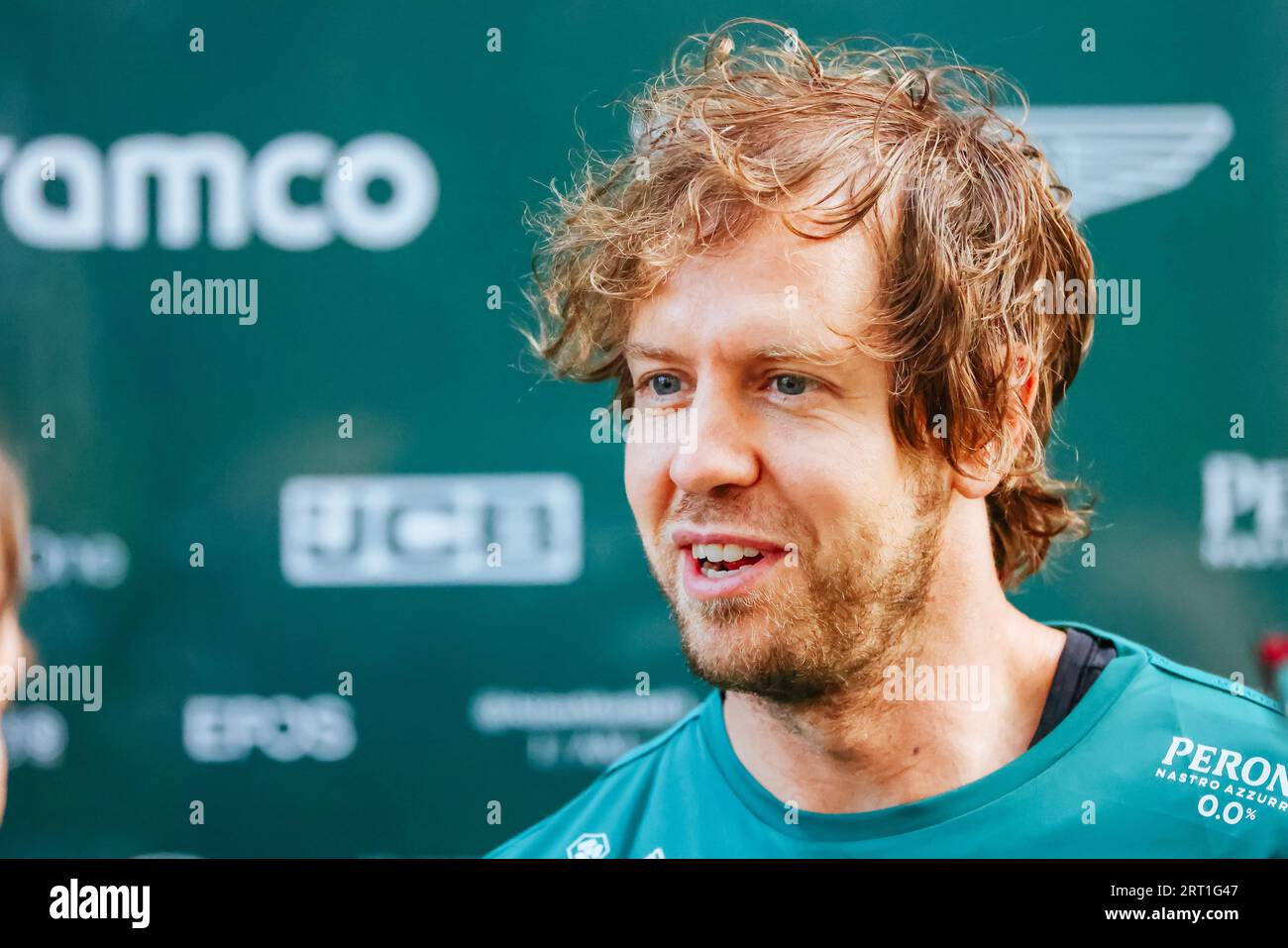 MELBOURNE, AUSTRALIA, APRIL 8: Sebastian Vettel of Aston Martin Aramco ...