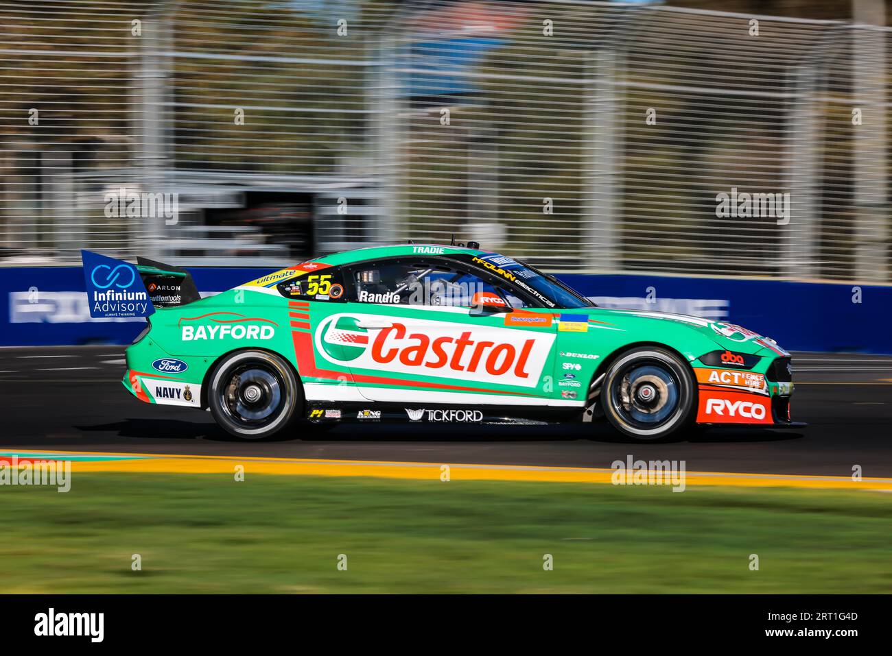 MELBOURNE, AUSTRALIA, APRIL 7: Thomas Randle of Tickford Racing of V8 ...