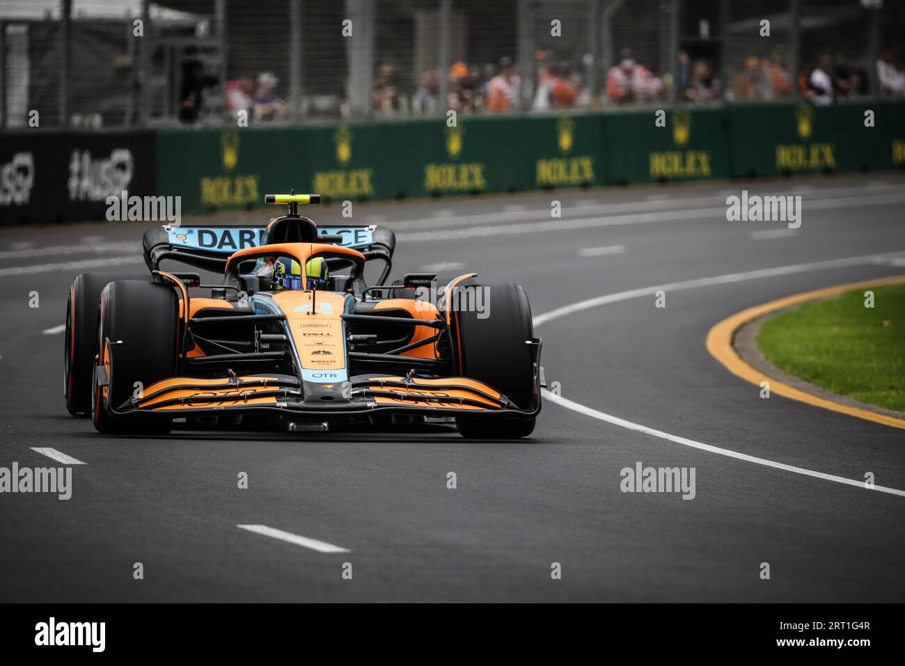 MELBOURNE, AUSTRALIA, APRIL 9: Lando Norris of Great Britain drives the ...