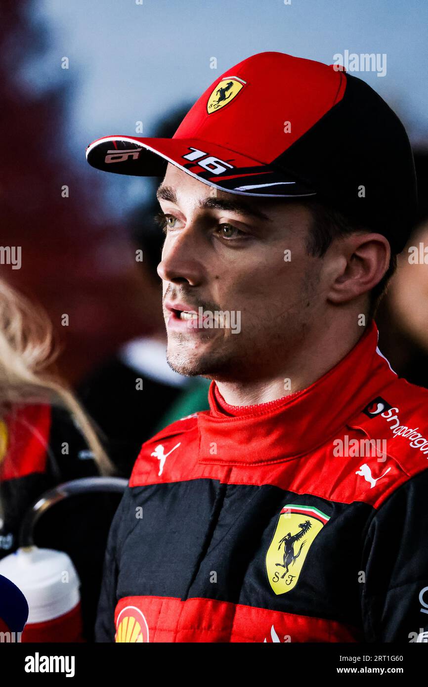 MELBOURNE, AUSTRALIA, APRIL 9: Charles Leclerc of Scuderia Ferrari ...