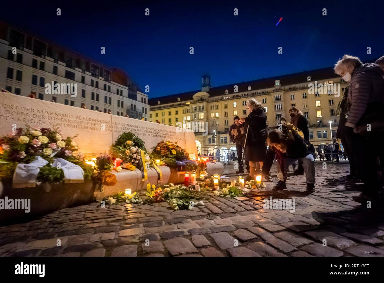 On 13 and 14 February 1945, Dresden was heavily destroyed in three ...