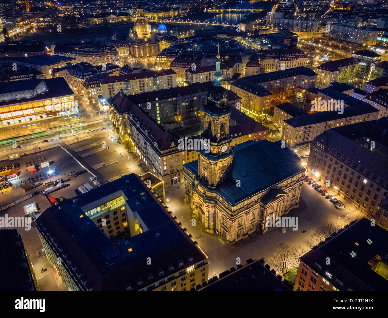 Cross Church with Old Market Stock Photo - Alamy