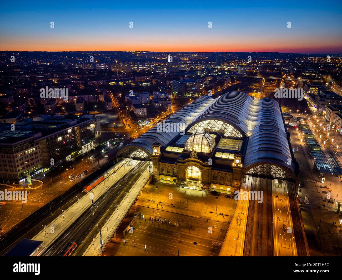 Central station at Wiener Platz. The new construction has been ...