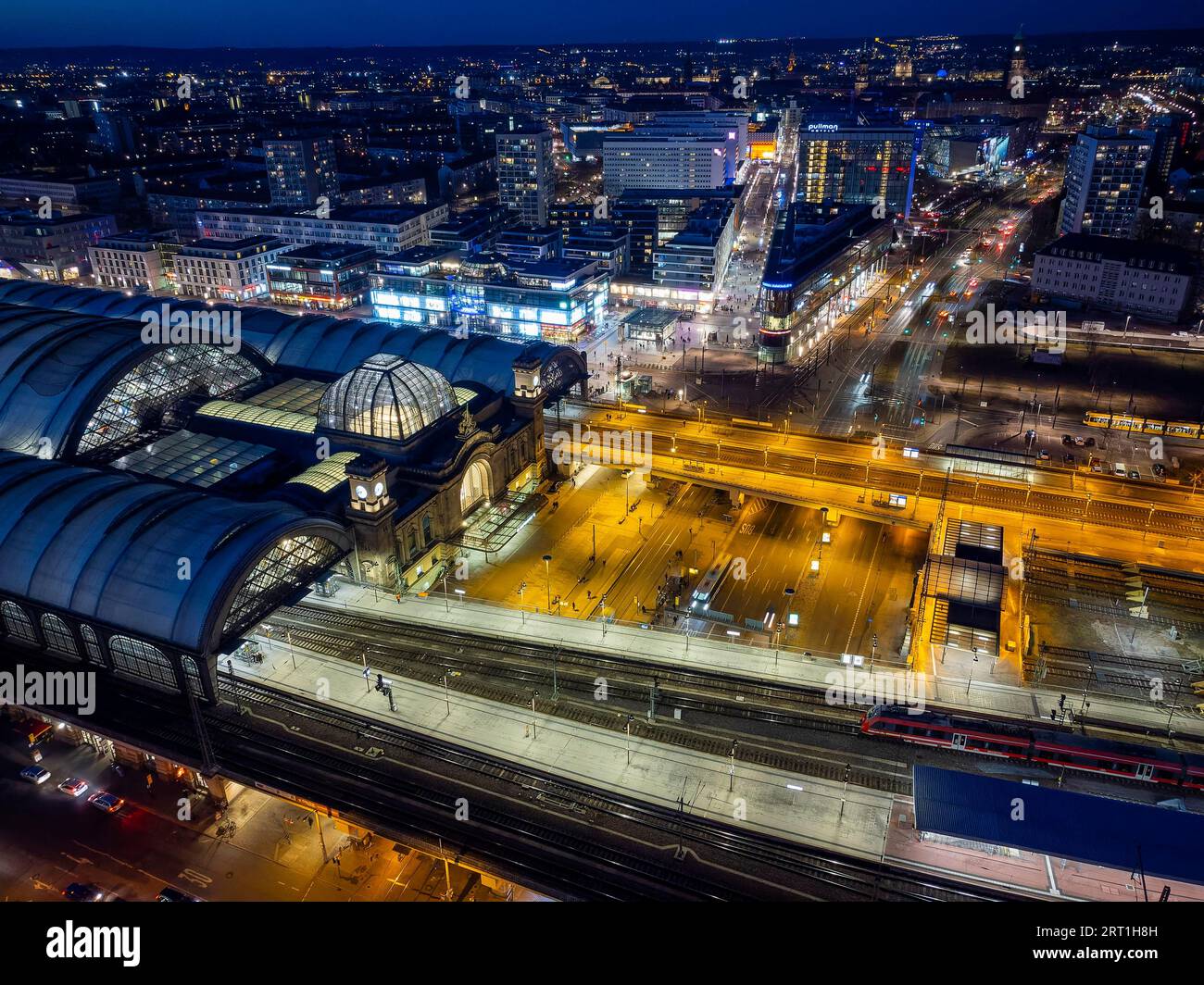 Central station at Wiener Platz. The new construction has been ...