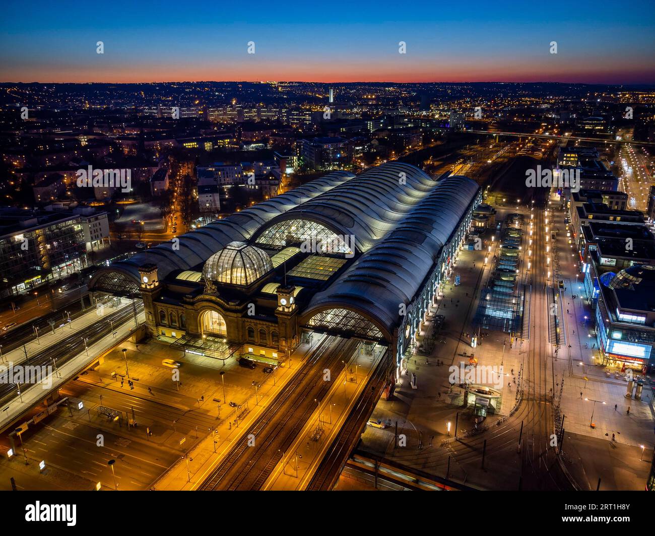 Central station at Wiener Platz. The new construction has been ...