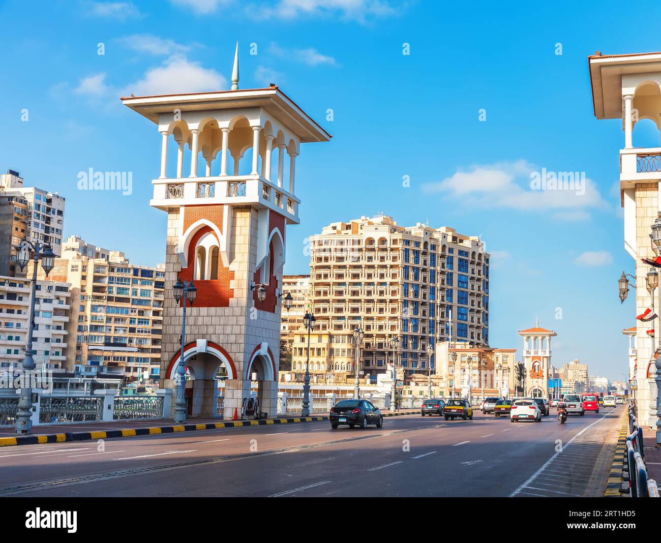 Famous Stanley Bridge on the promenade, architectural landmark of ...