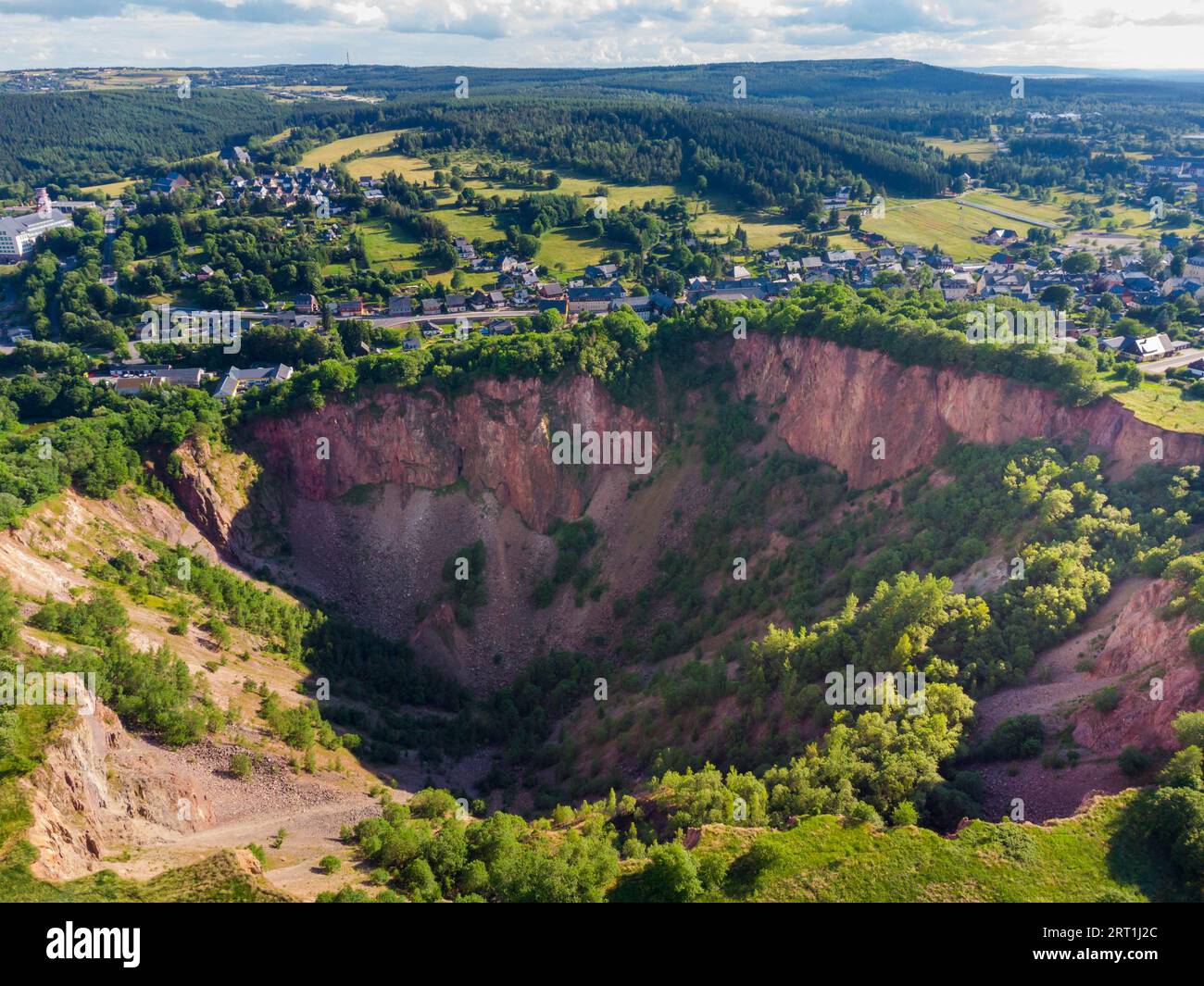 The Altenberger Pinge is a pinge in Altenberg in the Osterzgebirge that ...