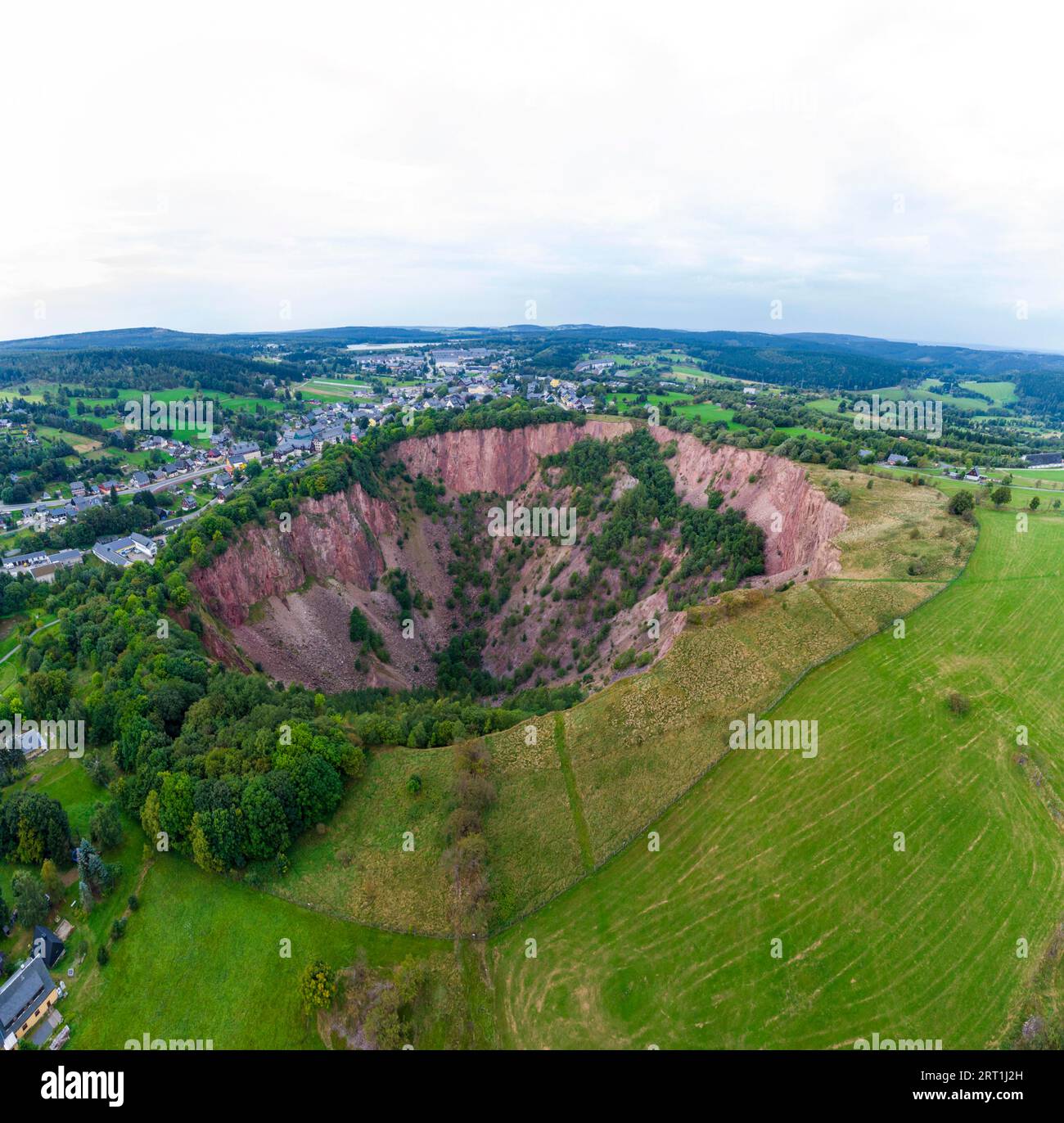 The Altenberger Pinge is a pinge in Altenberg in the Osterzgebirge that ...